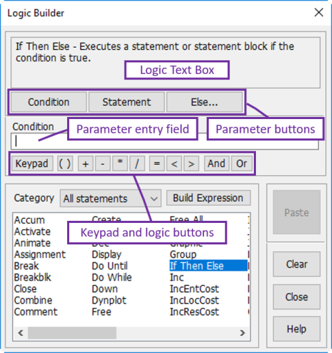 Using the Logic Builder
