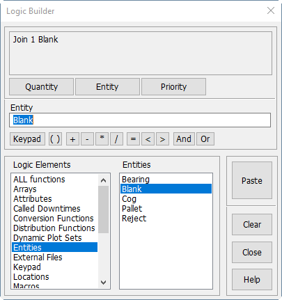 Using the Logic Builder