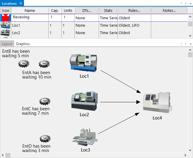 Location Decision Rules Dialog Box