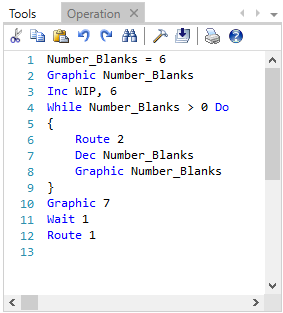Editing Logic Windows