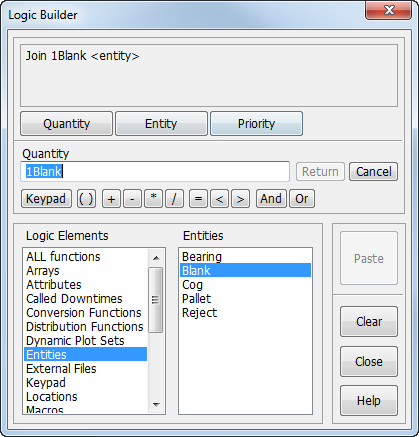 Using the Logic Builder