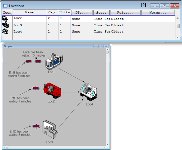 Location Decision Rules Dialog Box
