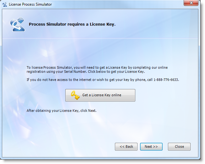 License Process Simulator
