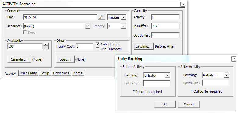 Processing Entity Batches