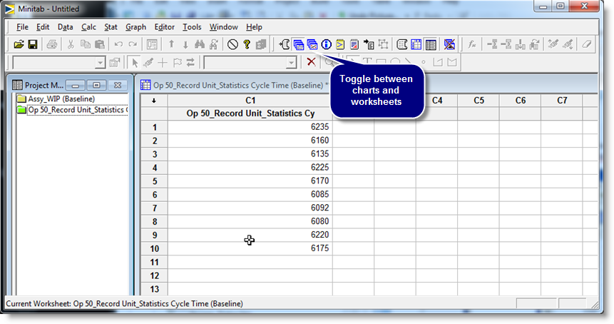 Six Sigma Analysis with Minitab
